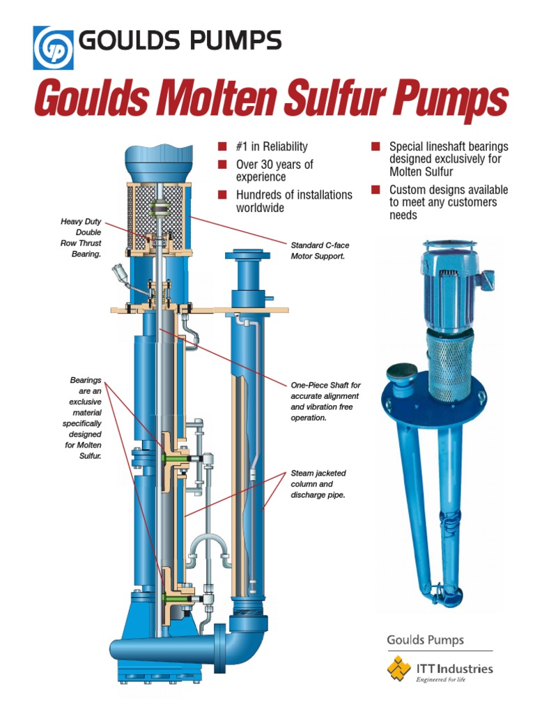 Goulds 3171 Molten | PDF | Pump | Mechanical Engineering