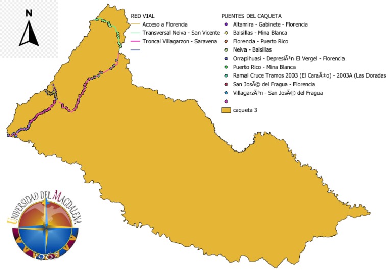 Caqueta Mapa Vial | PDF