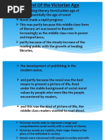 Characteristics of Victorian Literature | PDF | Victorian Era ...