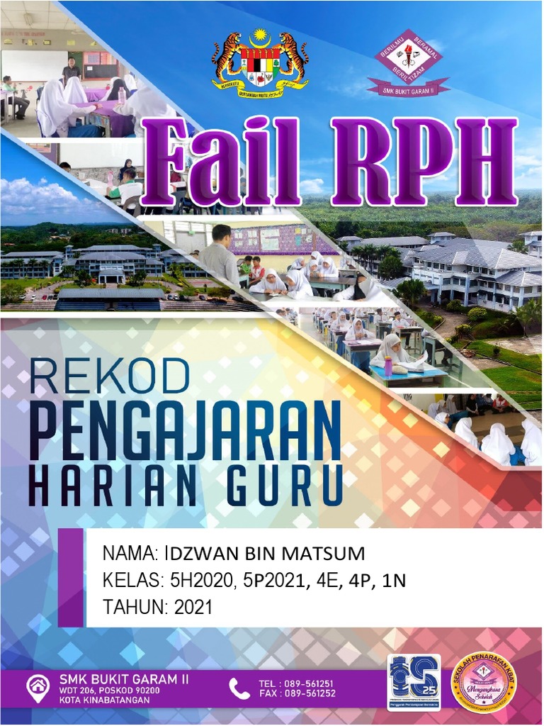 Template Muka Depan Fail RPH 2021 | PDF