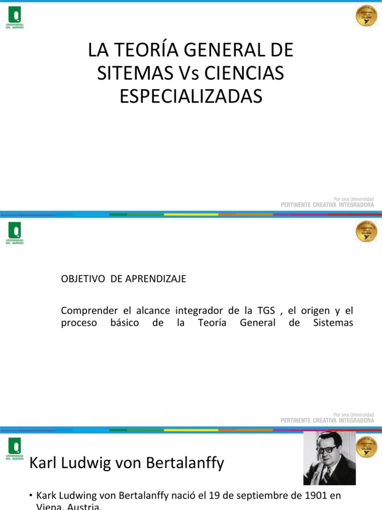 ALCANCE INTEGRADOR DE LA TGS CLASE TDO Octubre | PDF | Holismo | Science