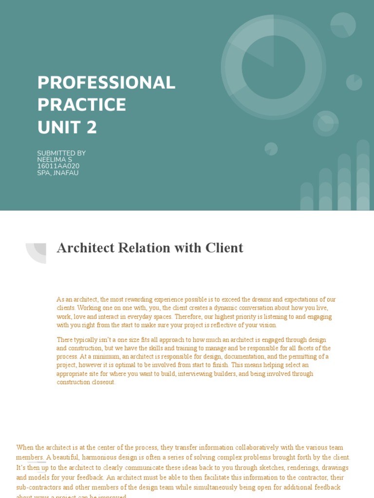 Architect-Client-Contractor Dynamics | PDF | Architect | General Contractor