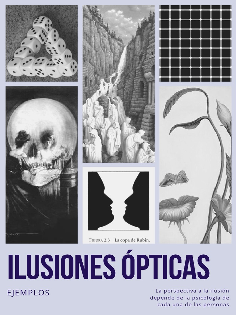 Tipos de ilusiones ópticas en psicología | PDF | Percepción | Sicología