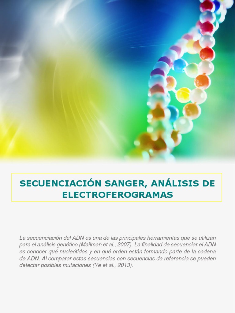 Lab Sanger y Análisis de Electroferogramas | PDF | Secuencia ADN ...