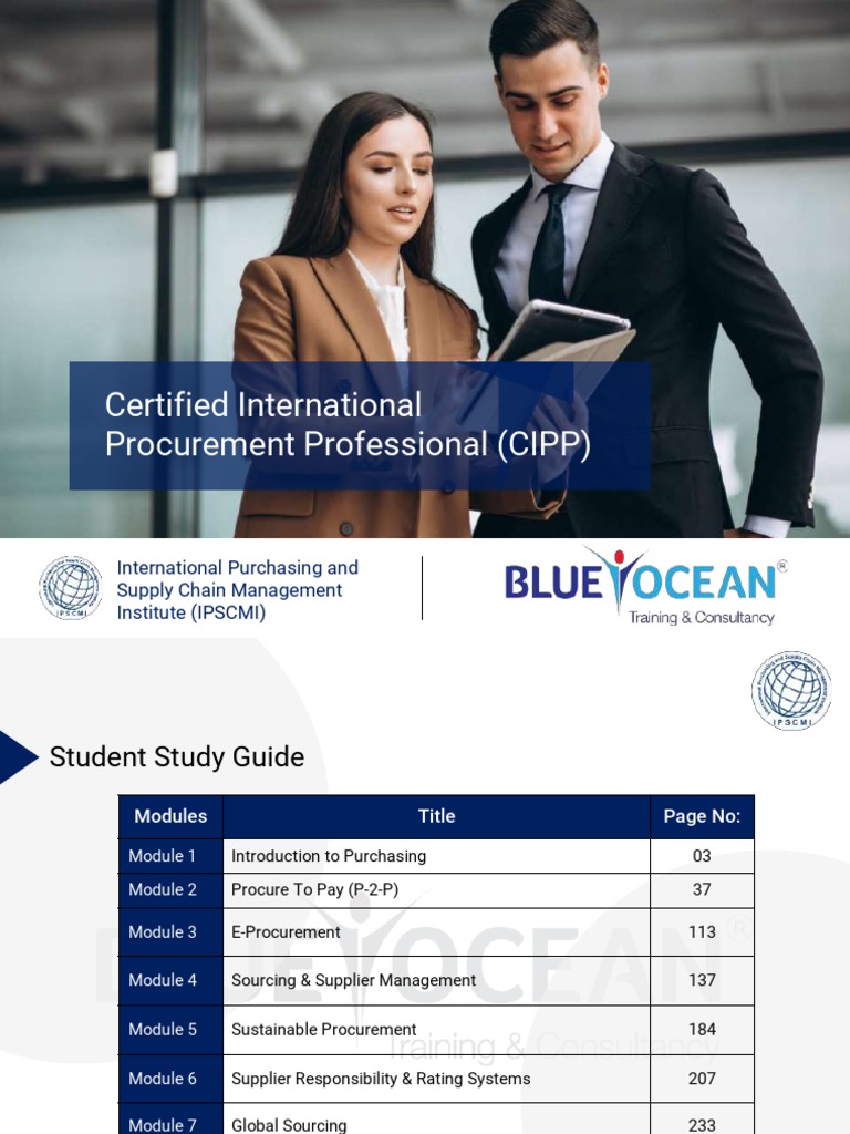 CIPP Study Guide for Procurement Professionals | PDF | Procurement ...