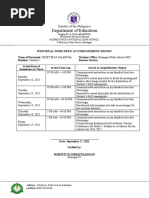 Individual Daily Log and Accomplishment Report IDLAR For Teachers | PDF