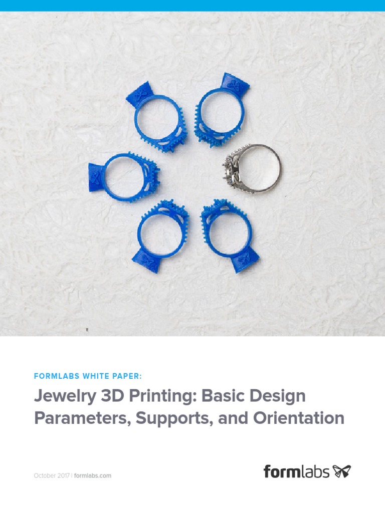 Jewelry 3D Printing: Basic Design Parameters, Supports, and Orientation ...