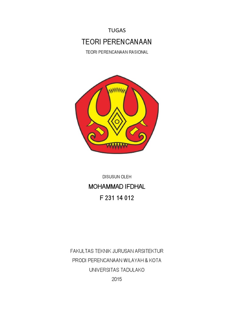 Teori Perencanaan Rasional | PDF