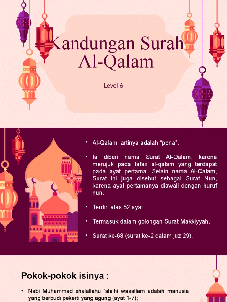 Kandungan Surah Al-Qalam | PDF