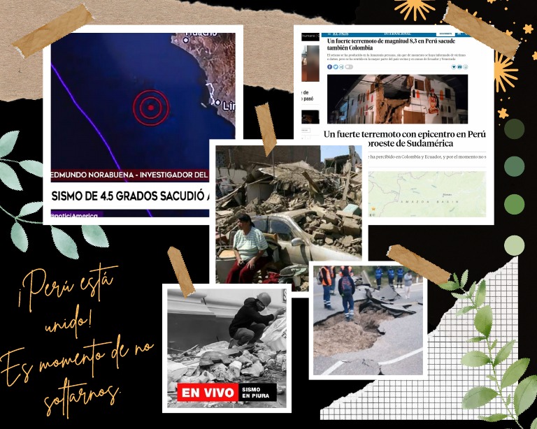Collage de Los Ultimos Sismos en El Peru | PDF