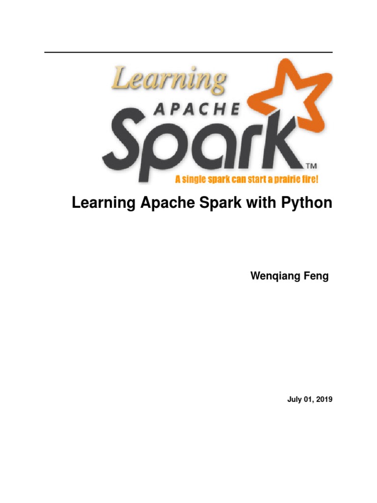 Learning Apache Spark With Python Spark Big Data Pdf Apache