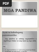 Mga Pananda | PDF