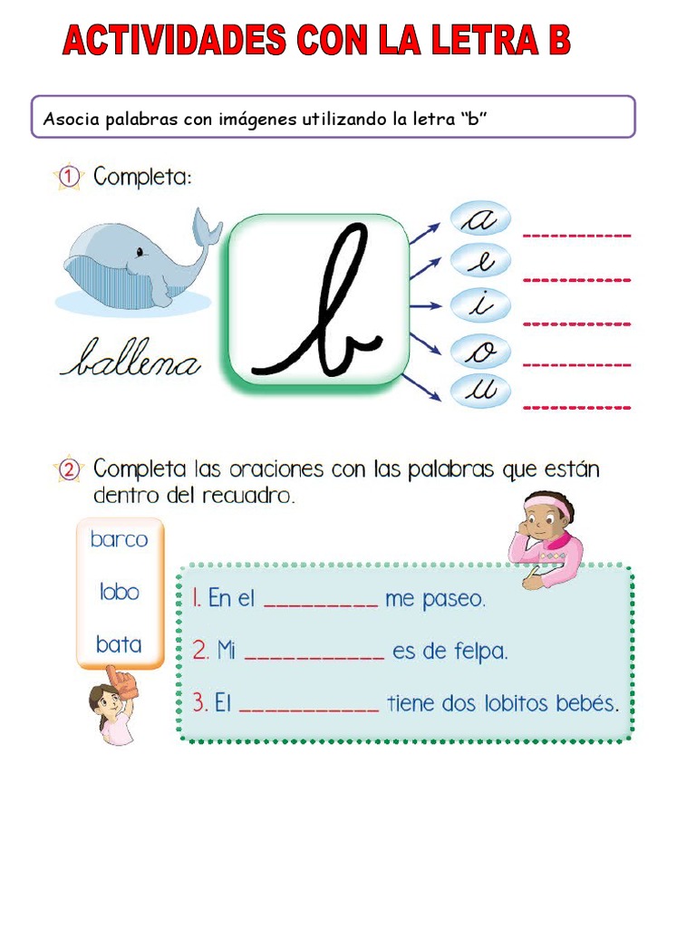 Silabas Con B | PDF