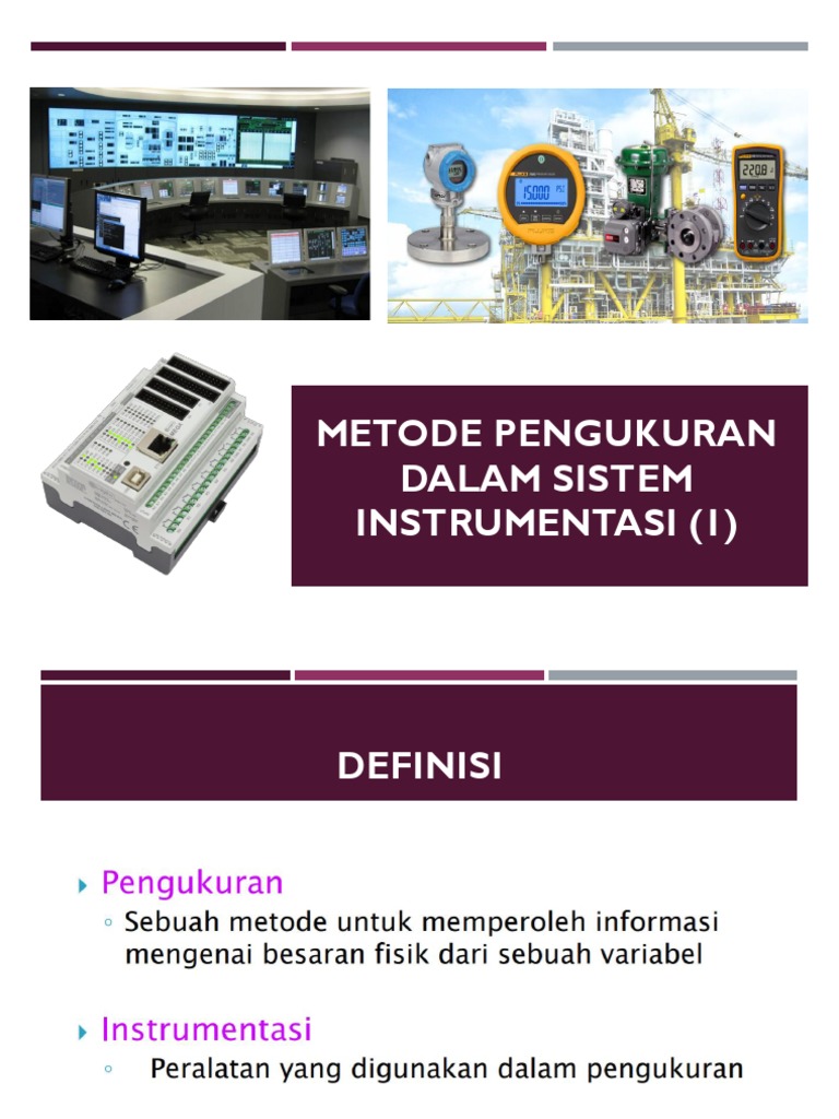 Pertemuan 2 METODE PENGUKURAN DALAM SISTEM INSTRUMENTASI | PDF