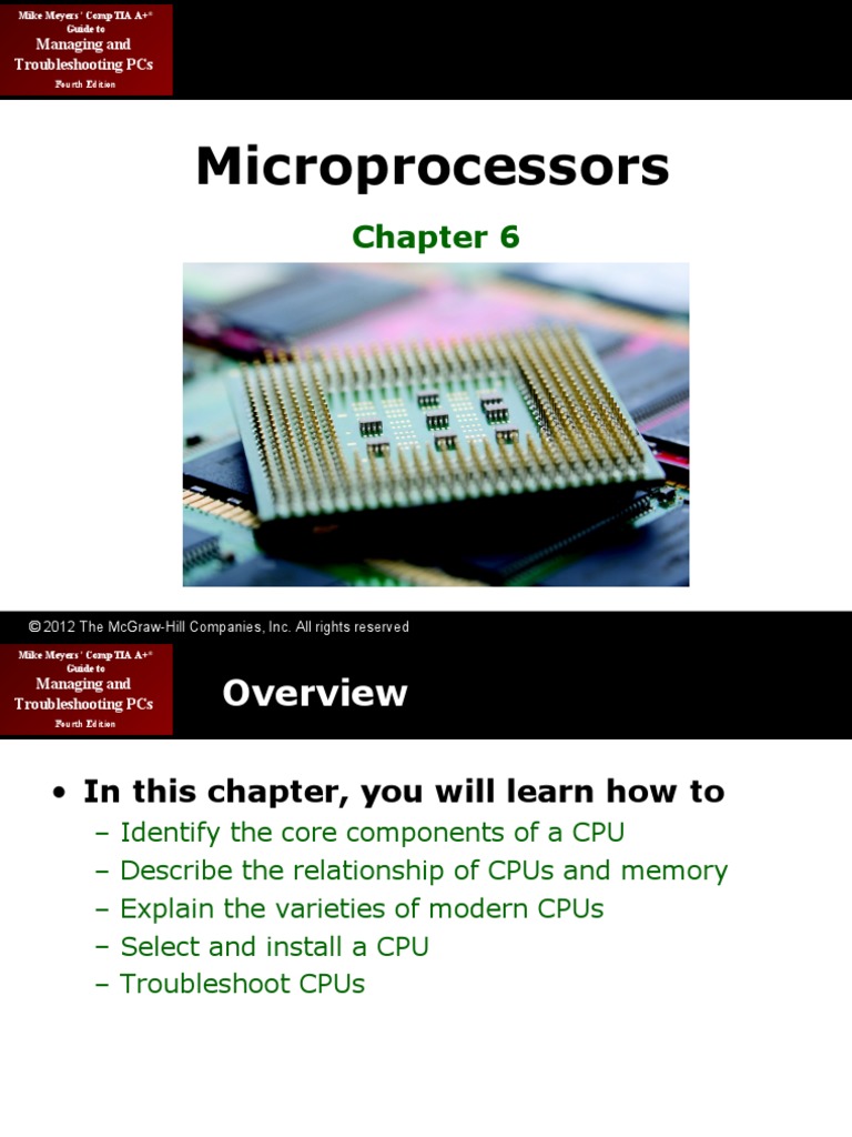Microprocessors: Managing and Troubleshooting Pcs | PDF | Advanced Micro Devices | Cpu Cache
