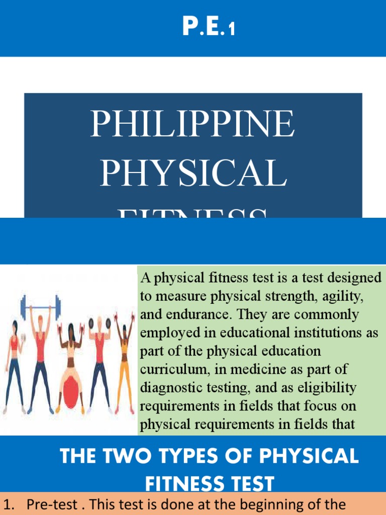 Philippine Physical Fitness Test | PDF | Physical Fitness | Test ...