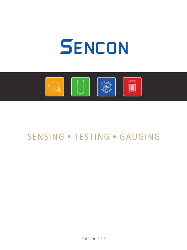 Sencon Product Guide 5.5.2 1 | PDF | Expert | Manufactured Goods