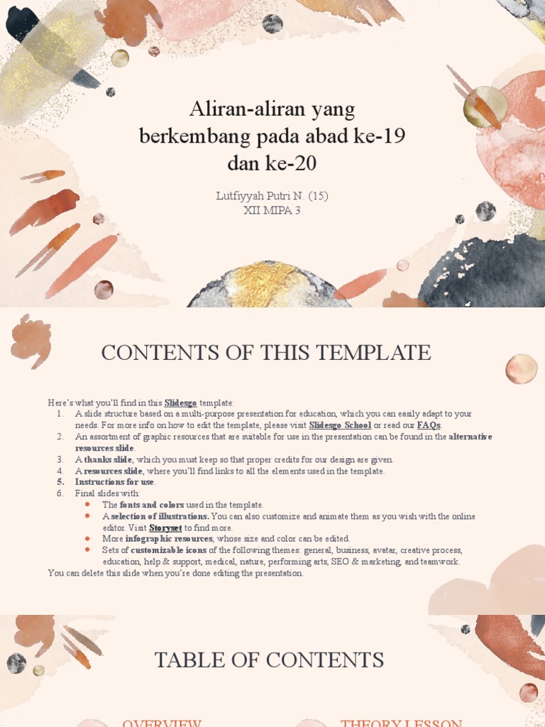 Art Subject For Elementary - 2nd Grade - Visual Arts by Slidesgo | PDF ...