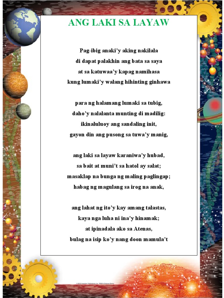 Ang Laki Sa Layaw | PDF