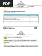 Career Guidance Accomplishment Report | PDF | Teachers | Curriculum