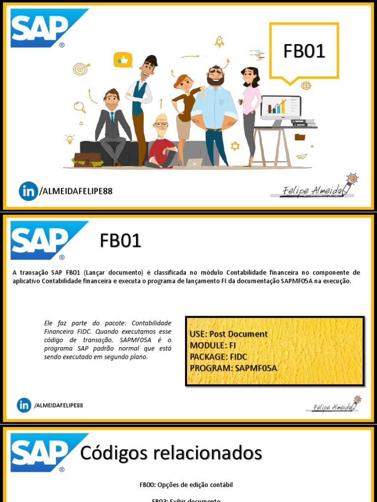 Treinamento Sap FB01 | PDF | Contabilidade | Crédito
