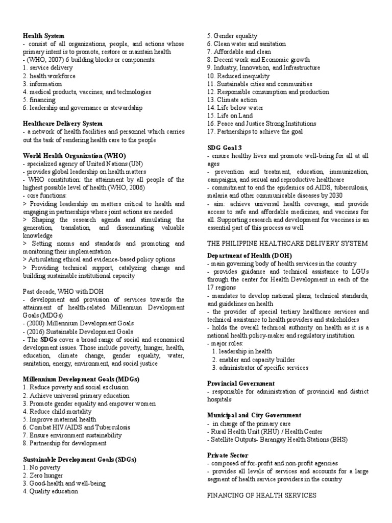 Work Immersion | PDF | Health Care | World Health Organization