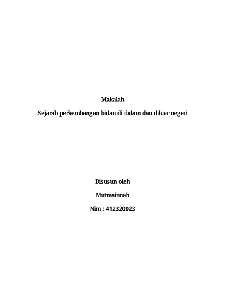 Makalah KB 2020 | PDF