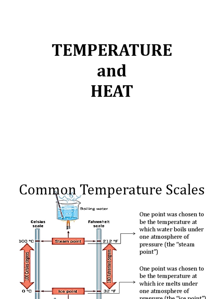 Temperature and Heat | PDF | Fahrenheit | Temperature