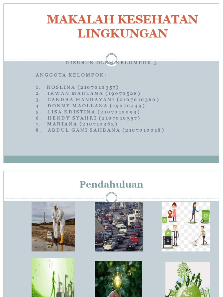 Kel 3 - Kes Lingkungan | PDF