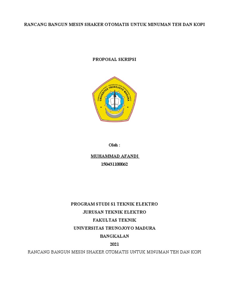 Mesin Shaker Otomatis untuk Teh dan Kopi | PDF