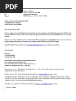 Unifi Termination Letter | PDF