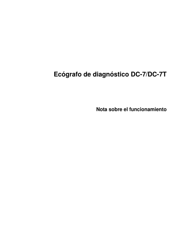DC-7 Opeartion Note | PDF | Point and Click | Efecto Doppler