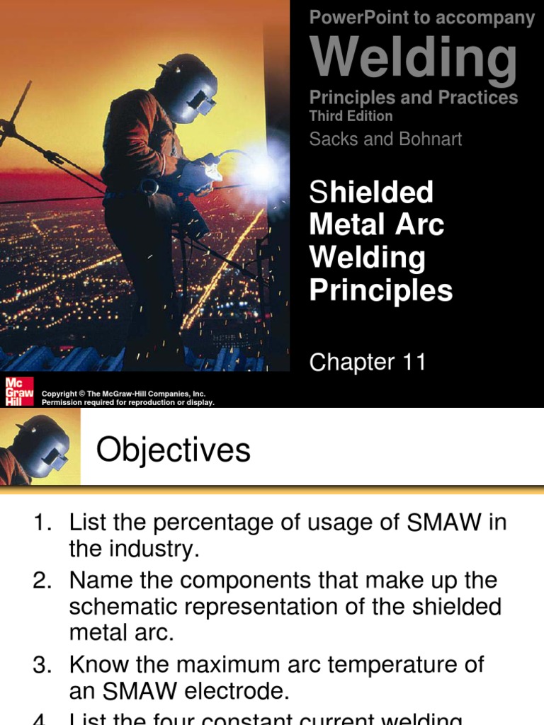 SMAW Principles | PDF | Construction | Welding
