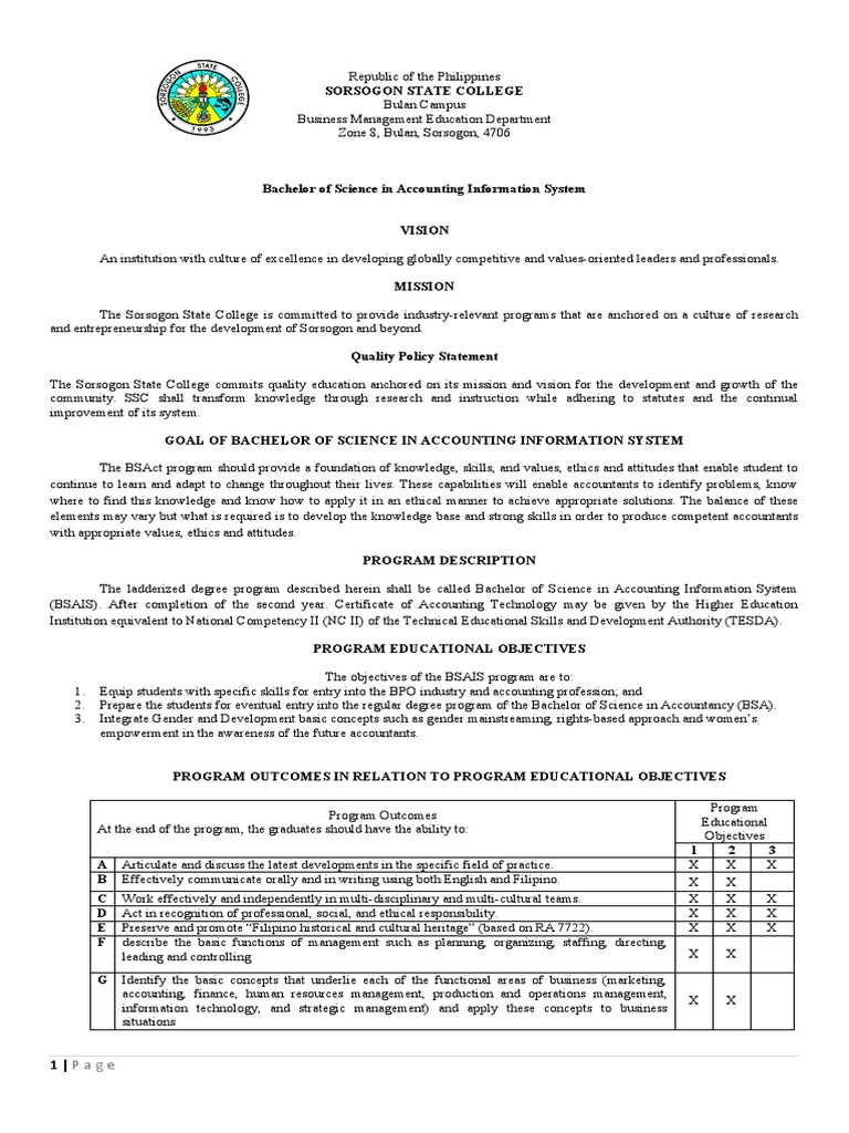 Cost Acctg and Control - BSAIS | PDF | Accounting | Financial Statement