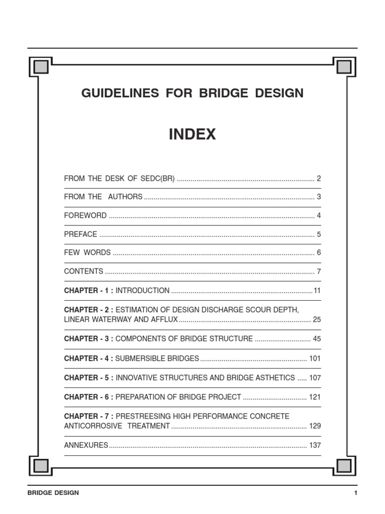 Guidelines Bridge Design | PDF | Prestressed Concrete | Concrete