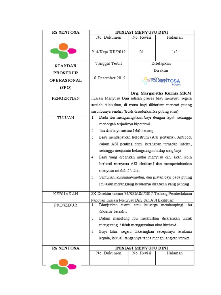 Spo Imd | PDF | Kesehatan Holistik