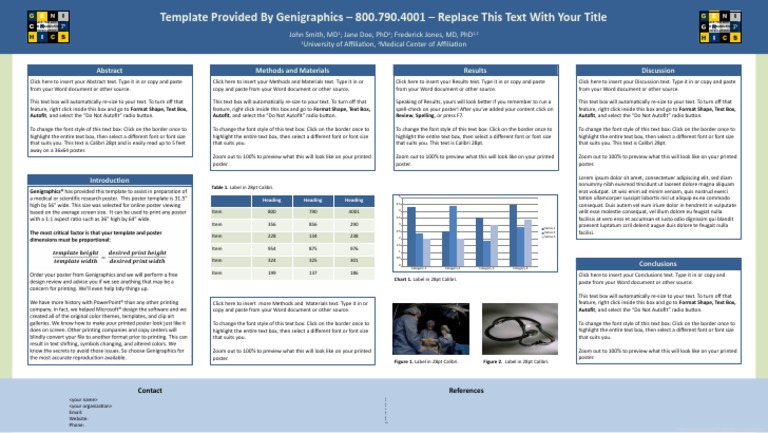 Genigraphics Poster Template 36x64 | PDF | Text | Communication Design