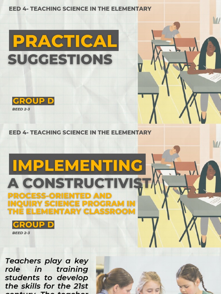 GROUP D - Implementing A Constructivist, Process-Oriented and Inquiry ...