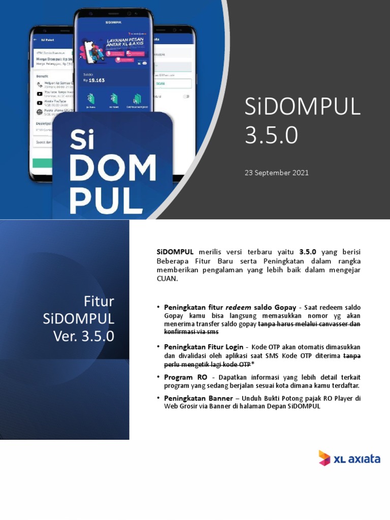 2021 - SiDOMPUL Versi 3.5.0 | PDF