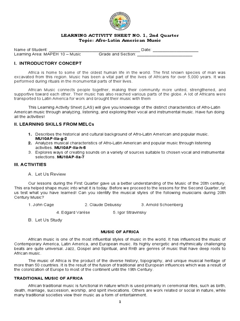 Exploring the Distinct Characteristics and Cultural Influences of Afro ...