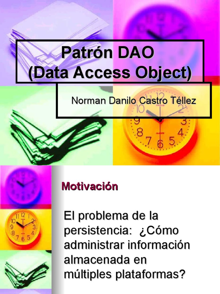 Introducción al Patrón DAO en Java | PDF | Ingeniería Informática ...