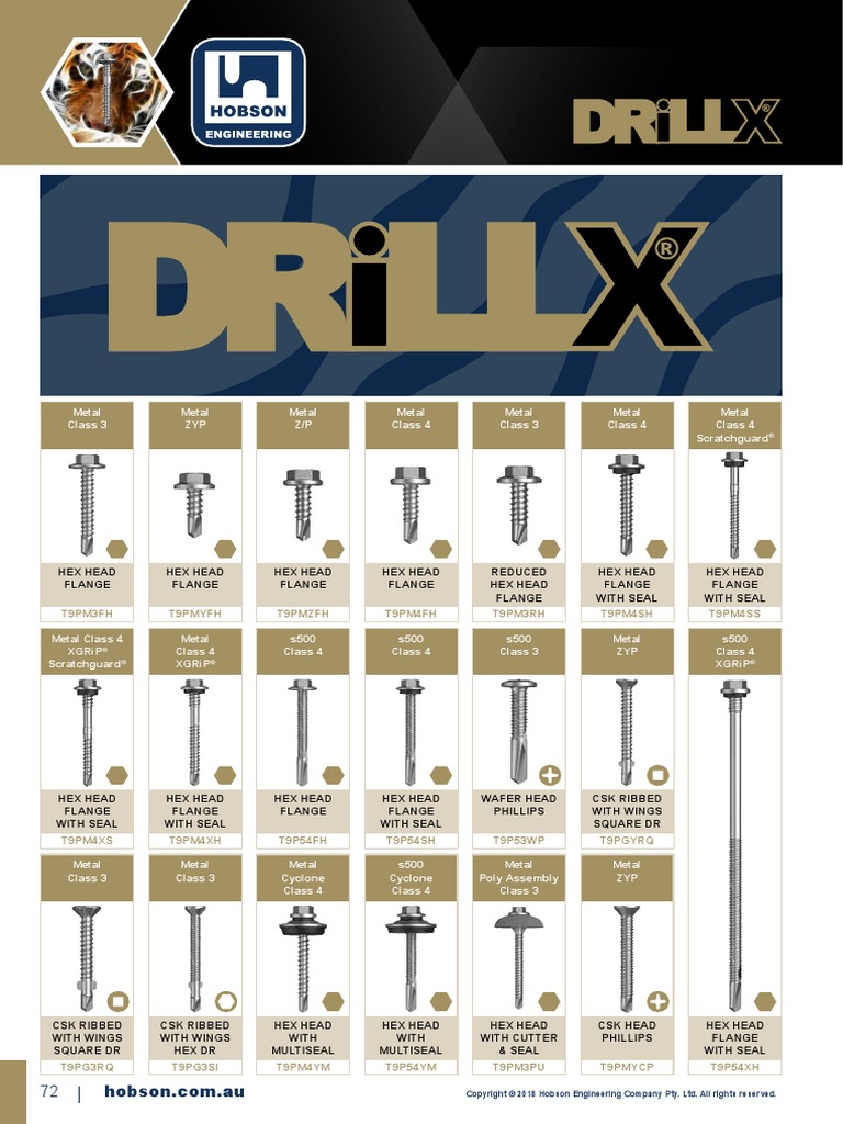 Hobson Screw Guide | PDF | Screw | Rivet