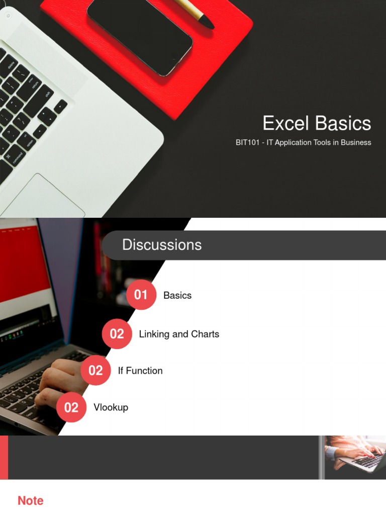 Excel Basics: BIT101 - IT Application Tools in Business | PDF