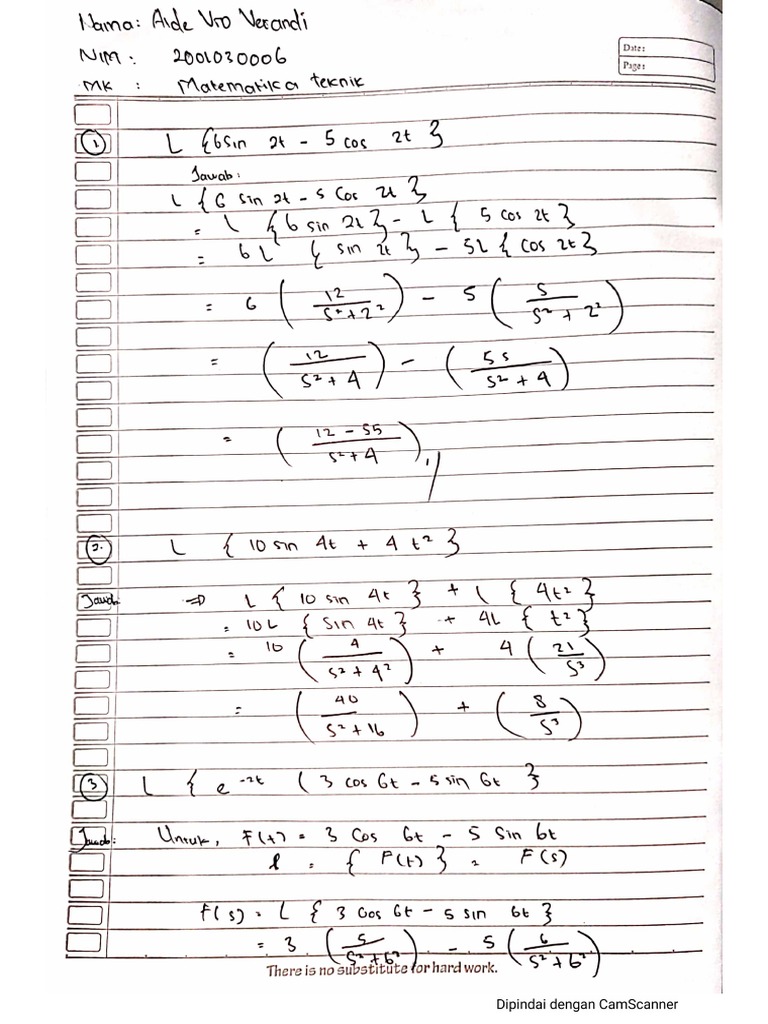 Matematika Teknik 2 | PDF