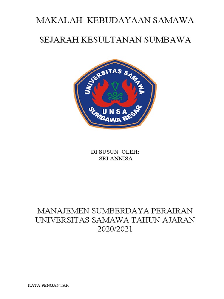 Kesultanan Sumbawa | PDF