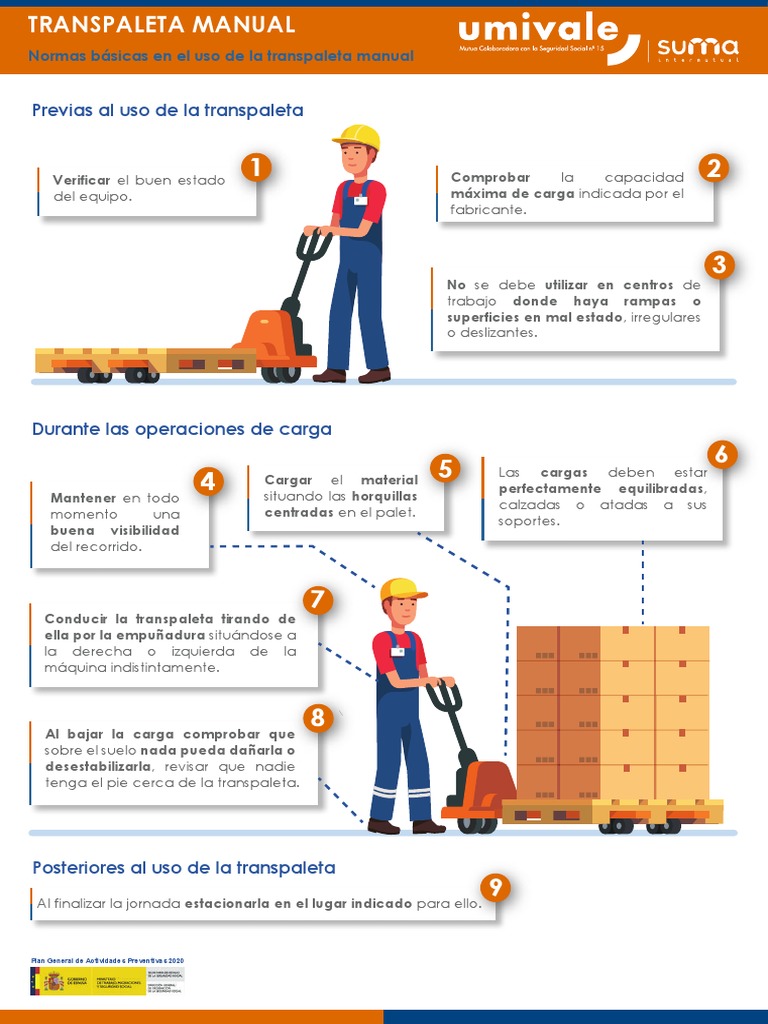 Normas B Sicas en El Uso de Transpaletas | PDF