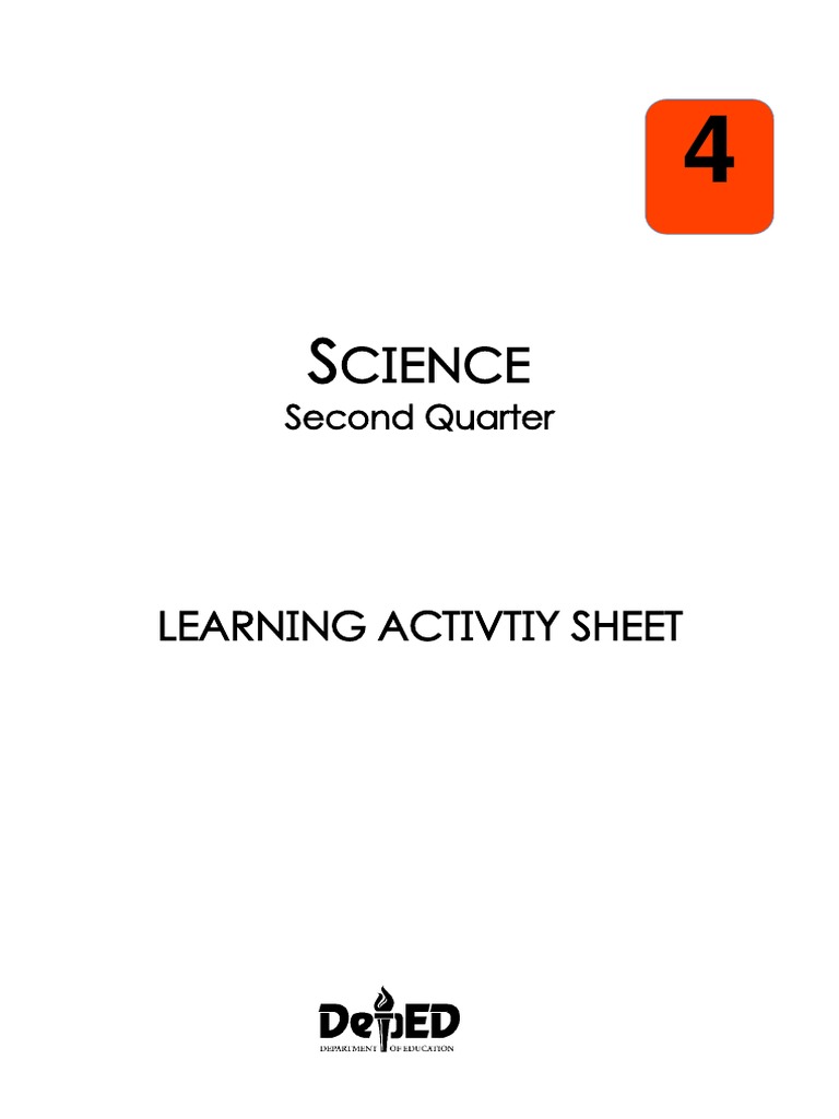 Grade 4 Q2 Science LAS | PDF | Digestion | Human Body