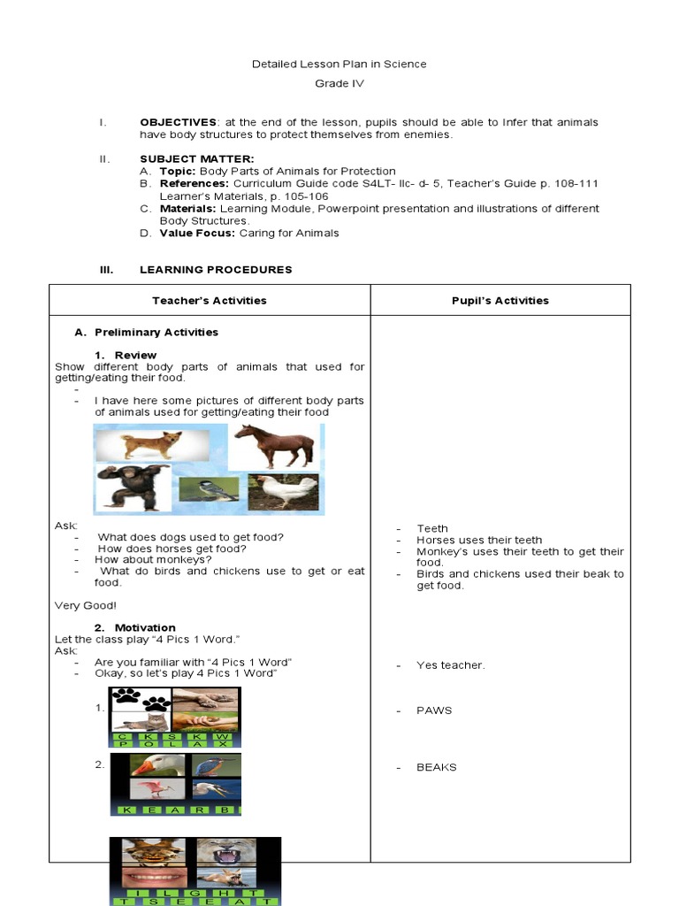 Body Structures for Protection: A Lesson on the Adaptations Animals Use ...