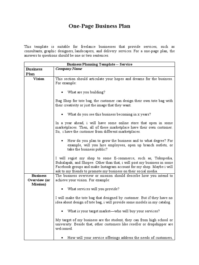 Business Plan Template - Outline | PDF | Pricing | Retail