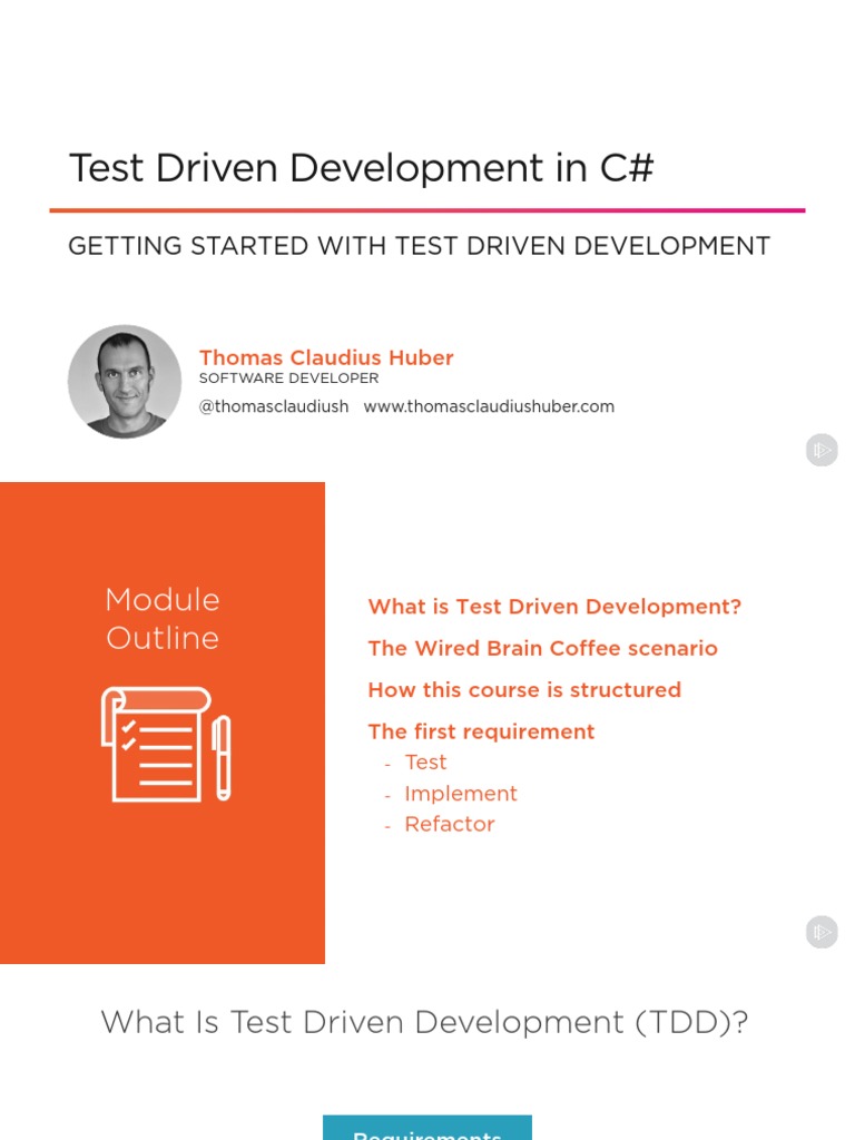 Getting Started With Test Driven Development Slides | PDF | Test Driven ...